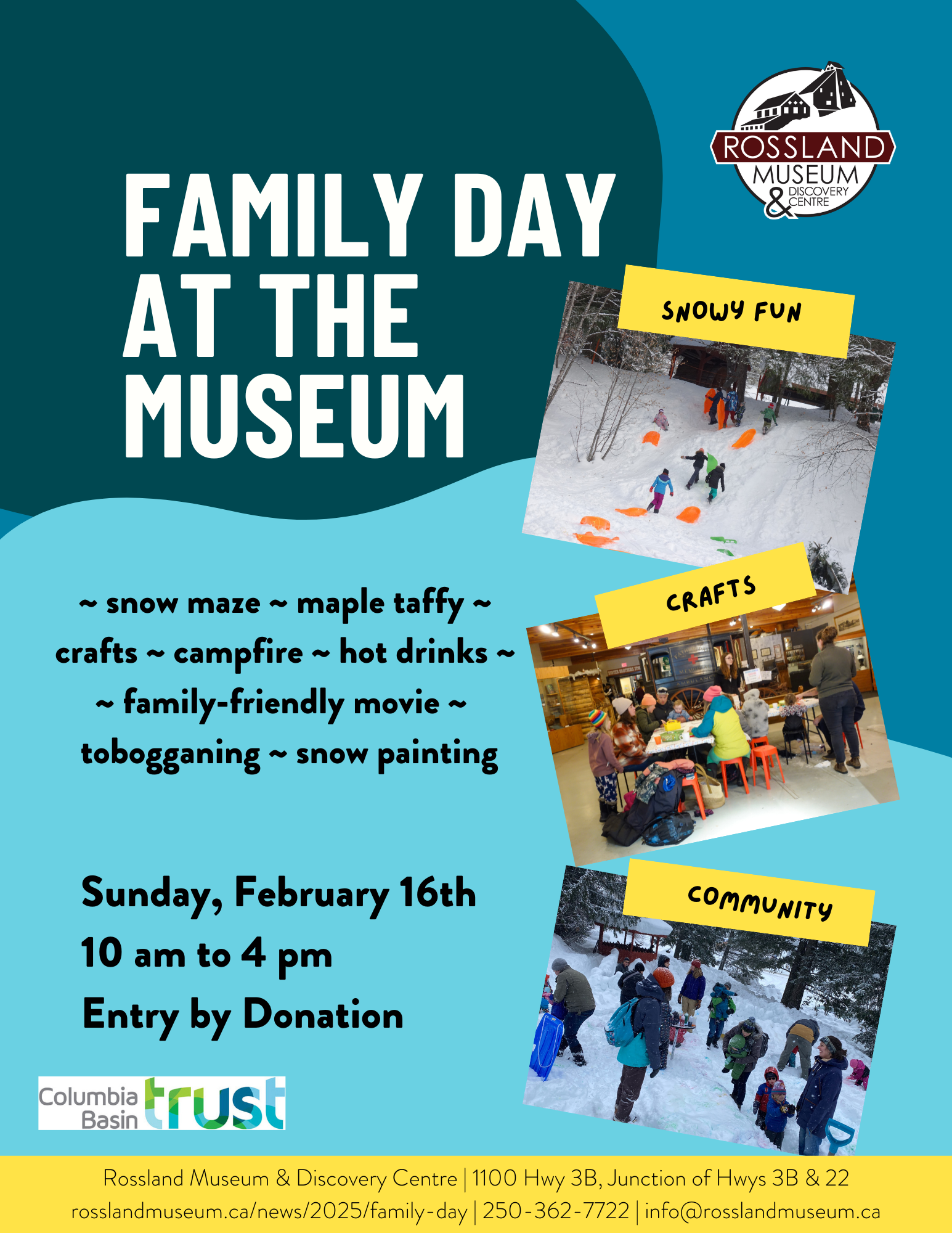 Upcoming museum events - Castlegar Source